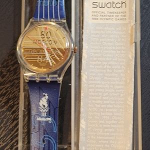 SwissGear | Wearables | Rare Vintage Swatch Watch Sebastian Coe Moscow ...